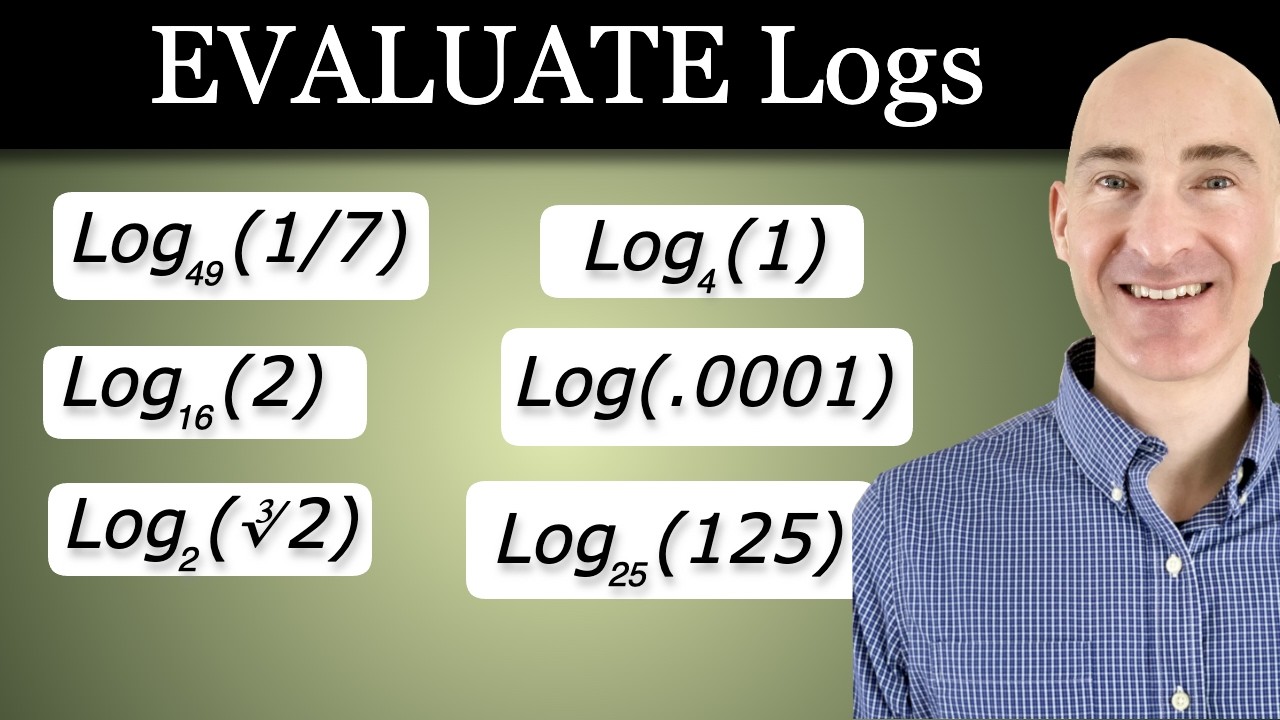 Evaluating Logarithms Explained (Step-by-Step Examples)