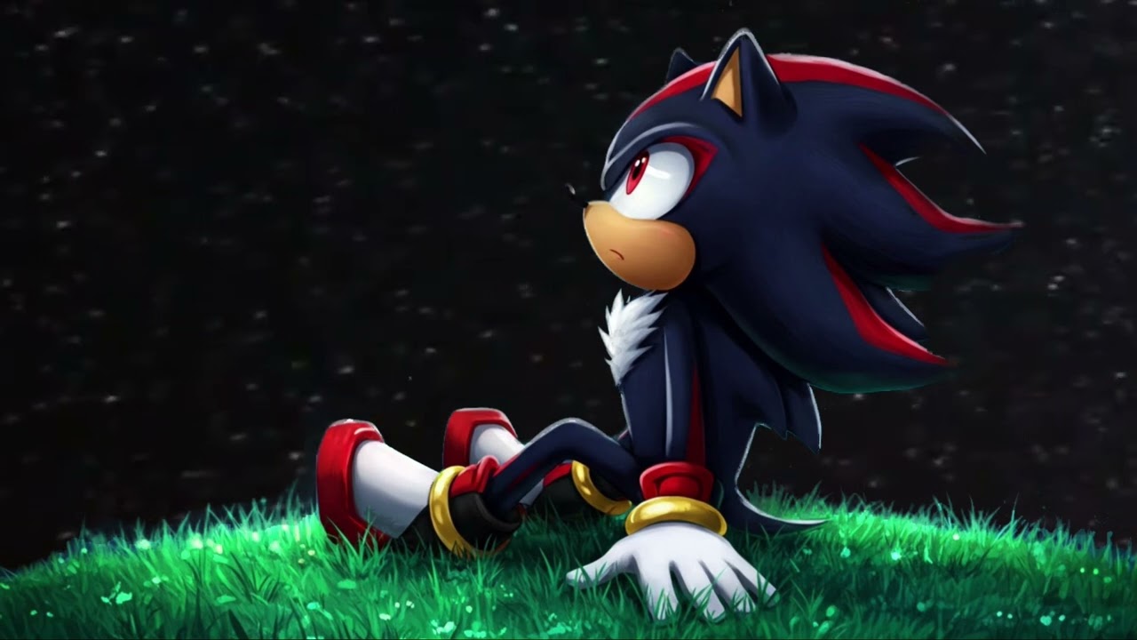 Shadow the Hedgehog Under the Stars | Calm & Serene Animated Wallpaper