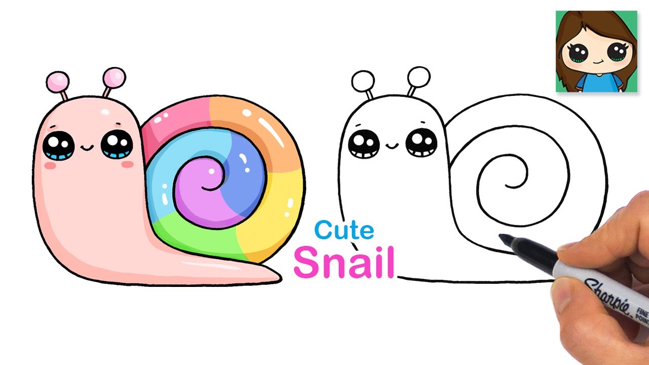 How to Draw a Snail 🐌