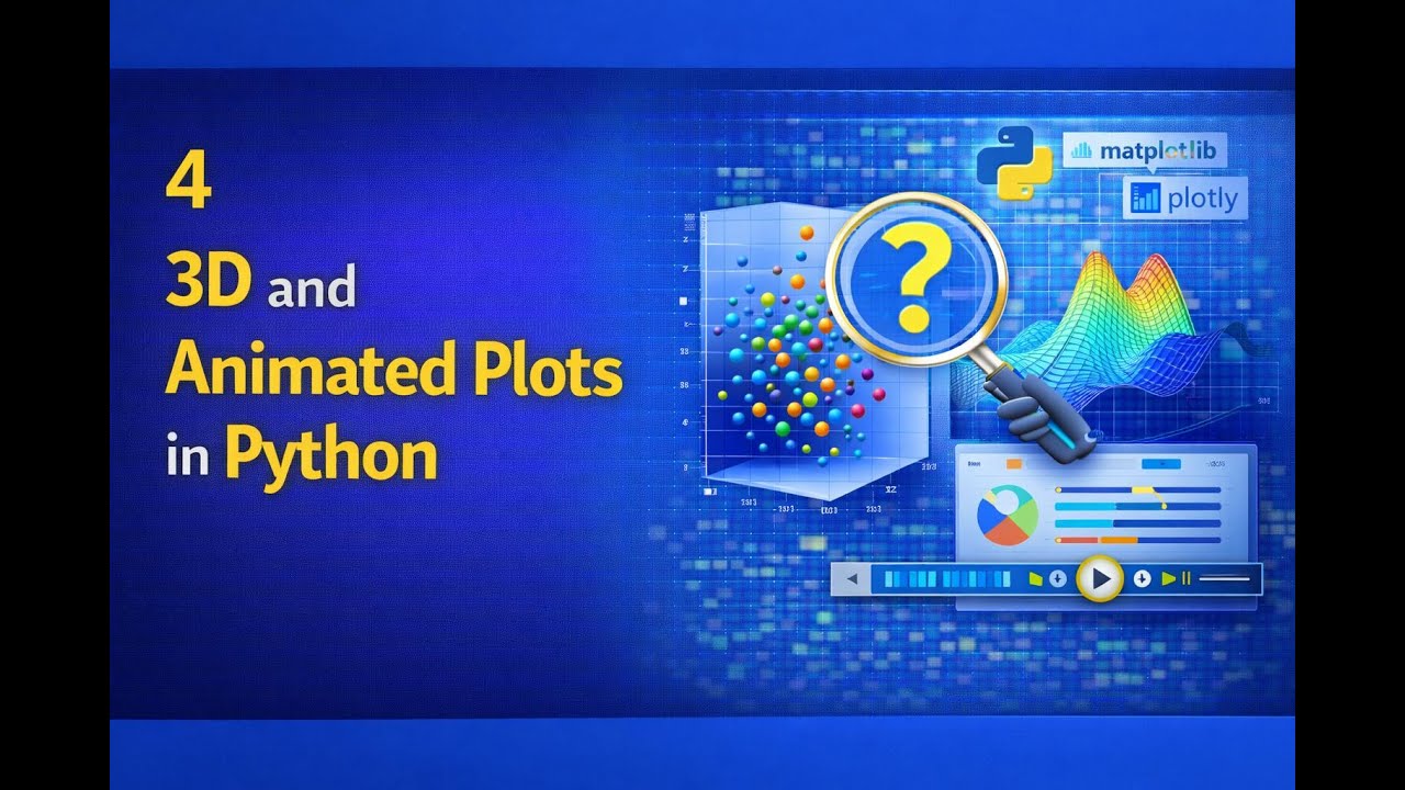 Creating 3D and Animated Data Visualizations in Python with Matplotlib and Plotly