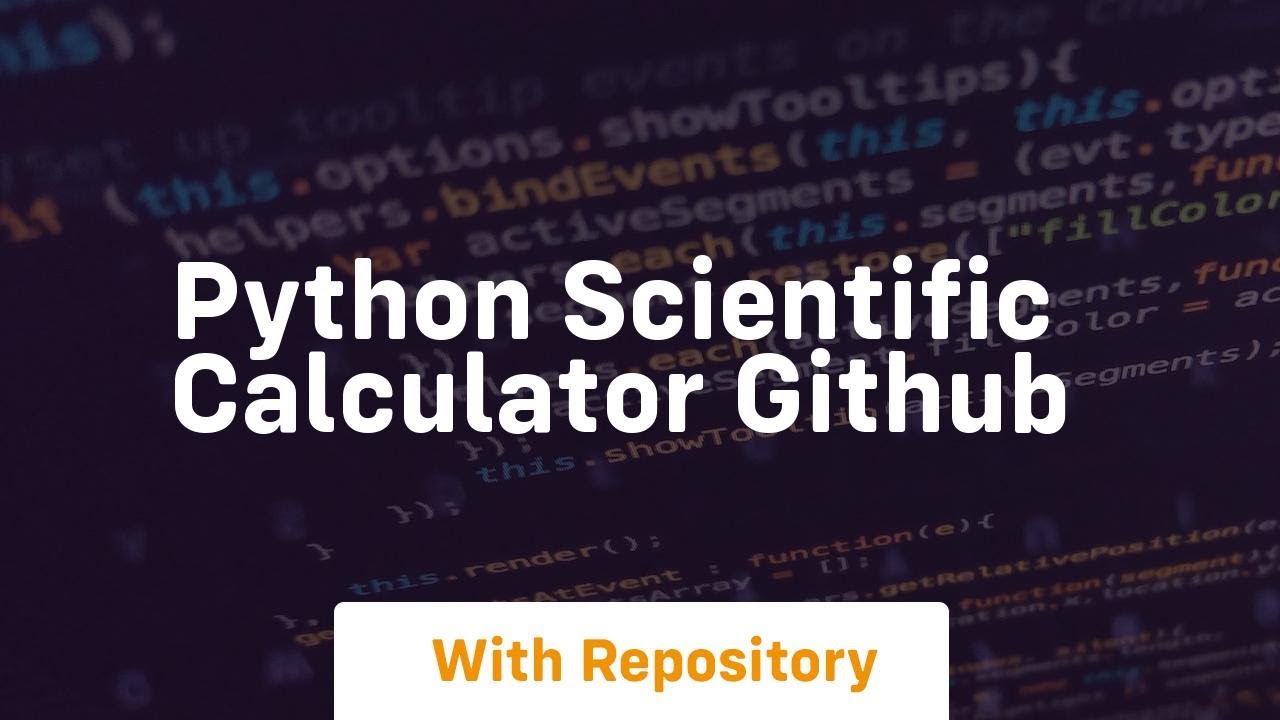 python scientific calculator github