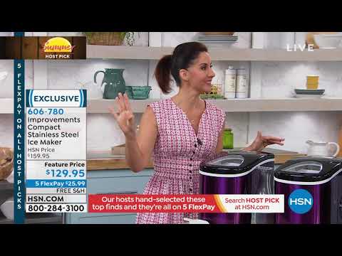 Improvements Compact Stainless Steel Ice Maker