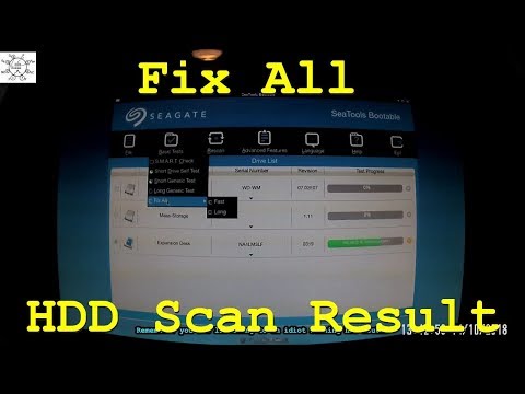 Fix All HDD Scan Result
