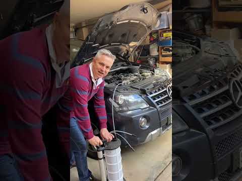 #mercedes #engine #oil and #filter #service in 60 seconds #shorts