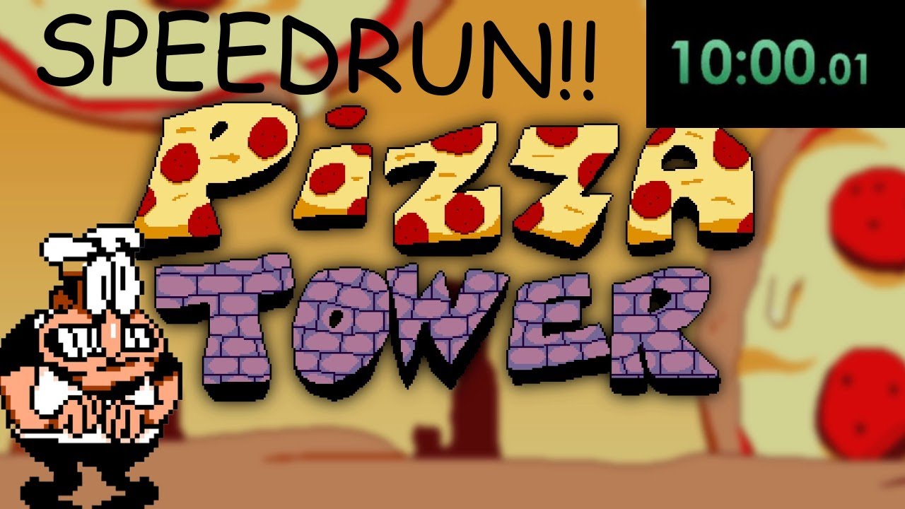 Pizza Tower ALL WORLD SPEEDRUN (1:17)