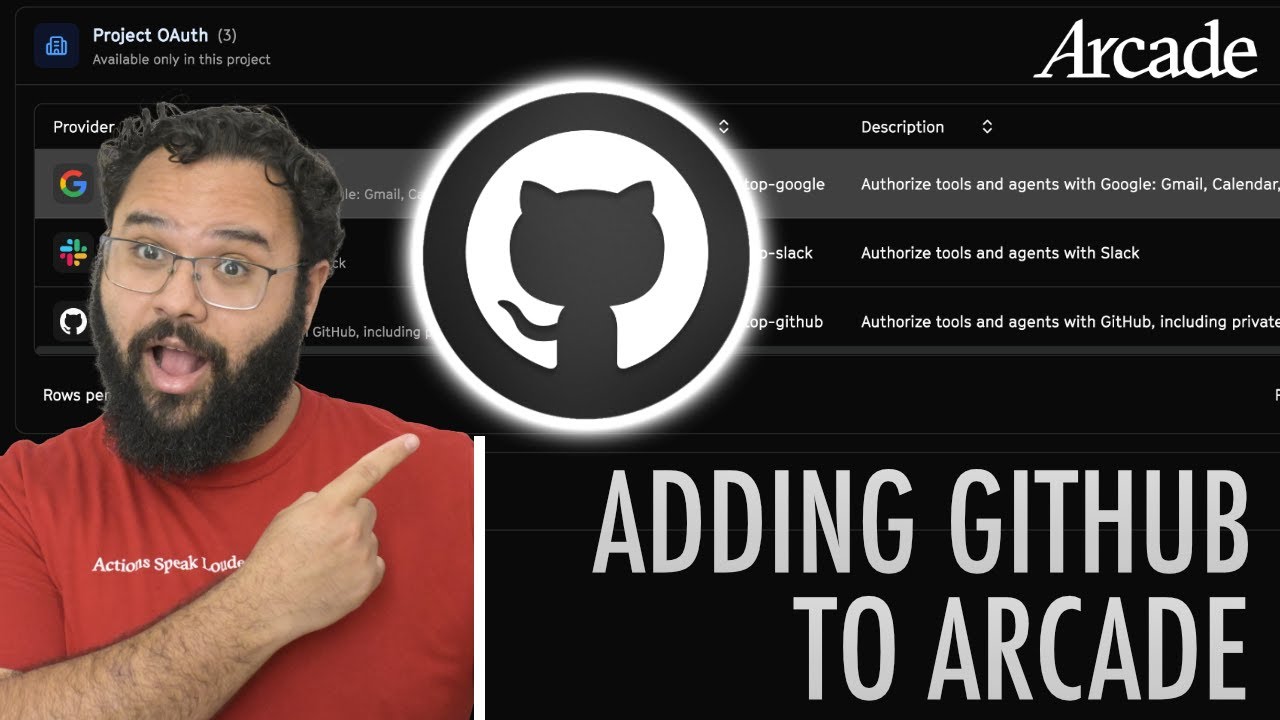 How to connect a GitHub app to your Arcade Project