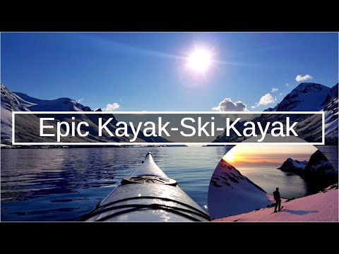 Epic Kayak Ski Kayak under the Arctic Midnight Sun
