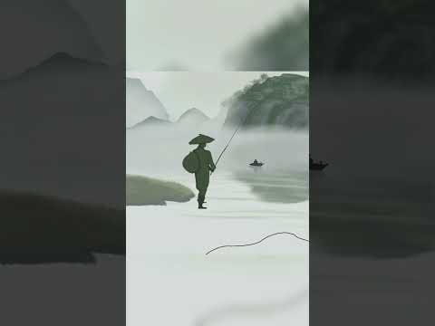 how to draw a Fisherman AT lake dejital art #short #drawing #art #ibispaintx