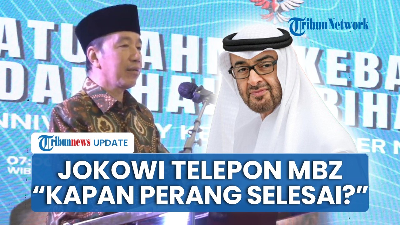 Jokowi Akui Telepon 'Kakaknya' Presiden MBZ saat Konflik AS-Iran Pecah ...