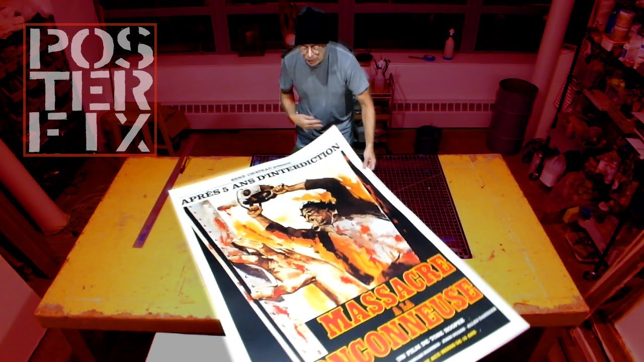 The Texas Chainsaw Massacre - 1974 French Grande Poster Fix
