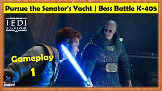Star Wars Jedi Survivor - Pursue the Senators Yacht - Gameplay Walkthrough Part 1 at Star Wars ...