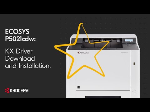 ECOSYS P5021cdw - KX Driver Download and Installation