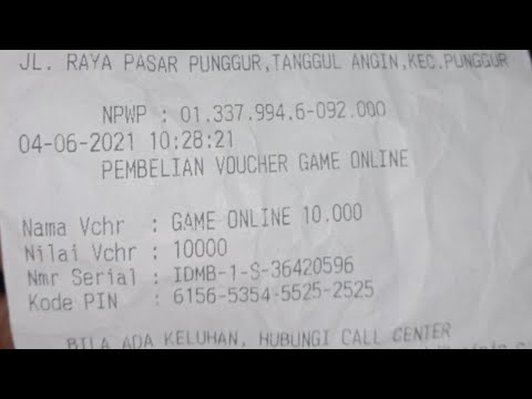 VOUCHER DIAMOND INDOMART - UNIPIN - MOBILE LEGENDS terbaru 2021 penjelasan