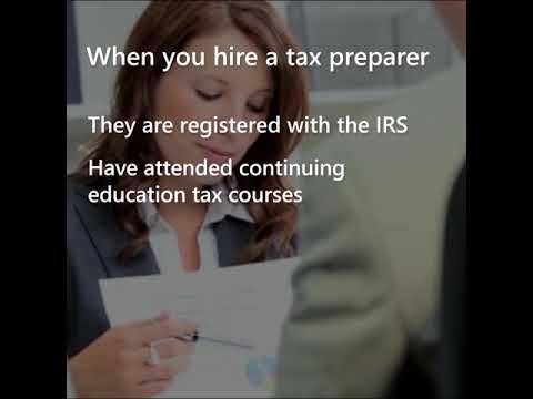 Tax Services - What to Check For When Hiring a Tax Preparer