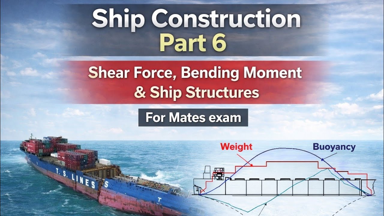 Ship Construction Part 6 | Shear Force, Bending Moment & Ship Structure
