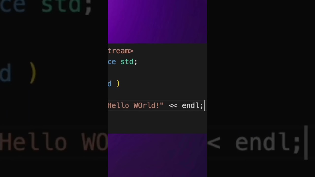 DON'T use namespace STD in C++ #shorts