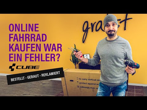 Online Fahrrad bestellen Fehler oder nicht. Wie kommt? Zusammenbauen ist einfach? MTB Cube Acid