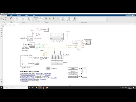Design and Implementation of Electric Vehicle (EV) Battery Cooling System Using Matlab Simulink