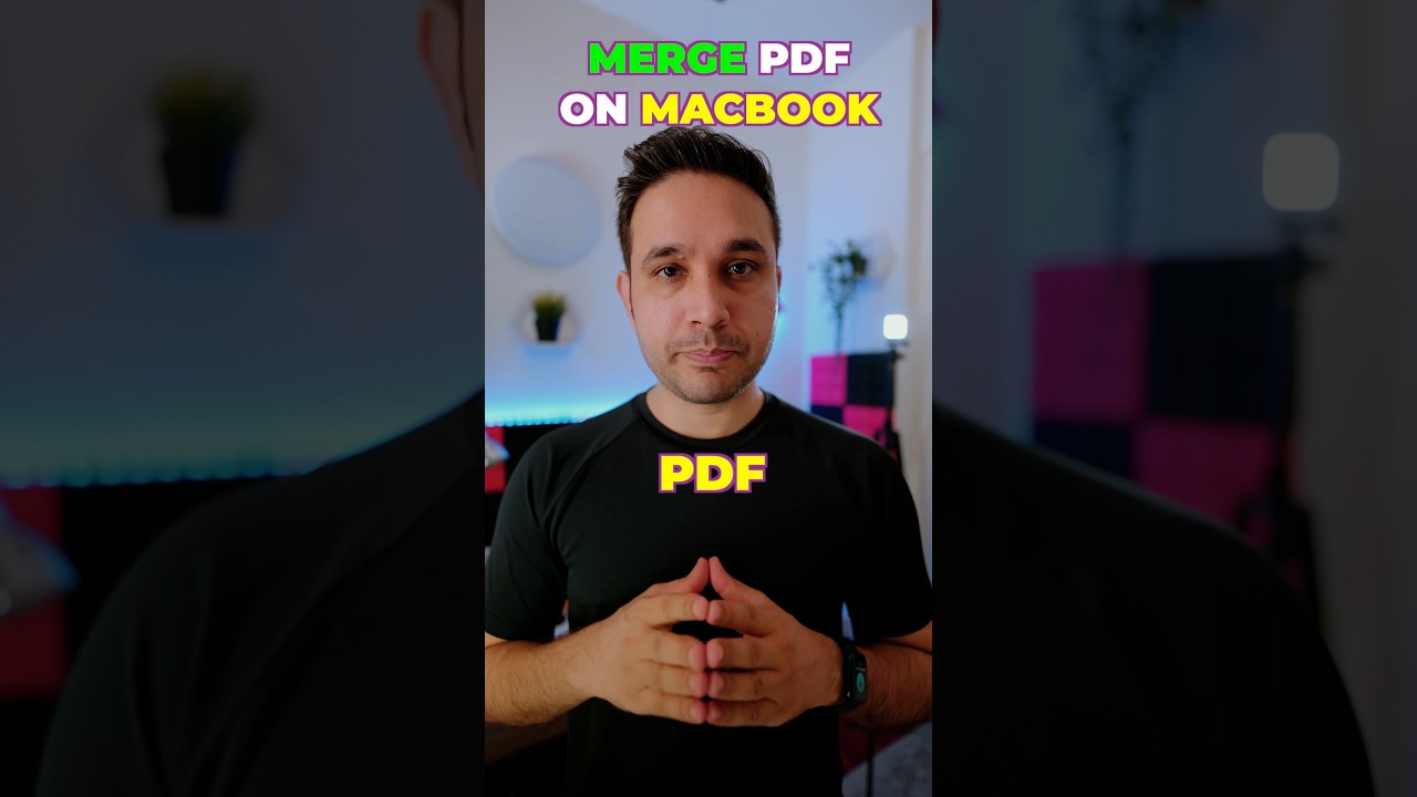 Merge PDF on MacBook Offline and Free #macbook #pdf