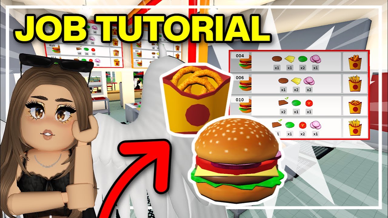 How to WORK at BLOX BURGERS *TUTORIAL* - Bloxburg