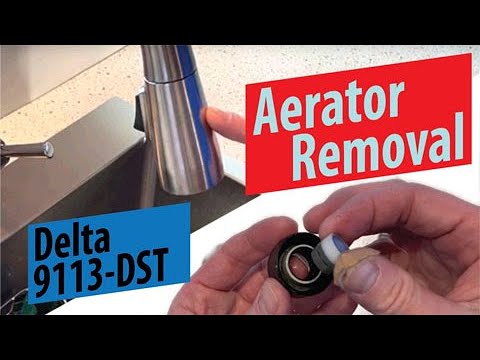 Delta Faucet Aerator Removal on 9113-DST or RP80524