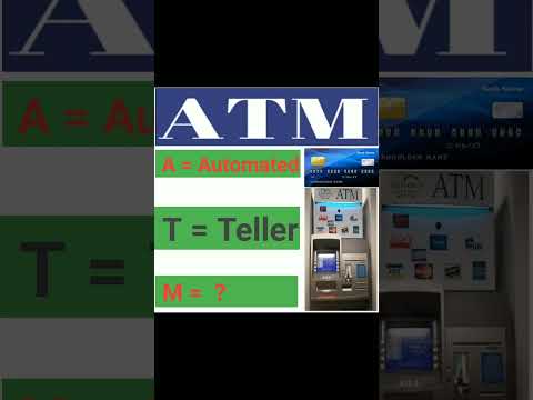 Full form of ATM Ka Full form kya Hai|ATM meaning in Hindi And English|ATM Full form#ATM Card#Shorts
