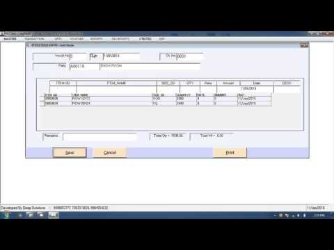 Viewing Inventory & Genral Report in Saral