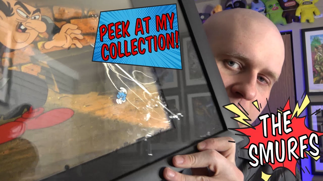 Animation Art Tour! Let's look at my collection from The Smurfs!