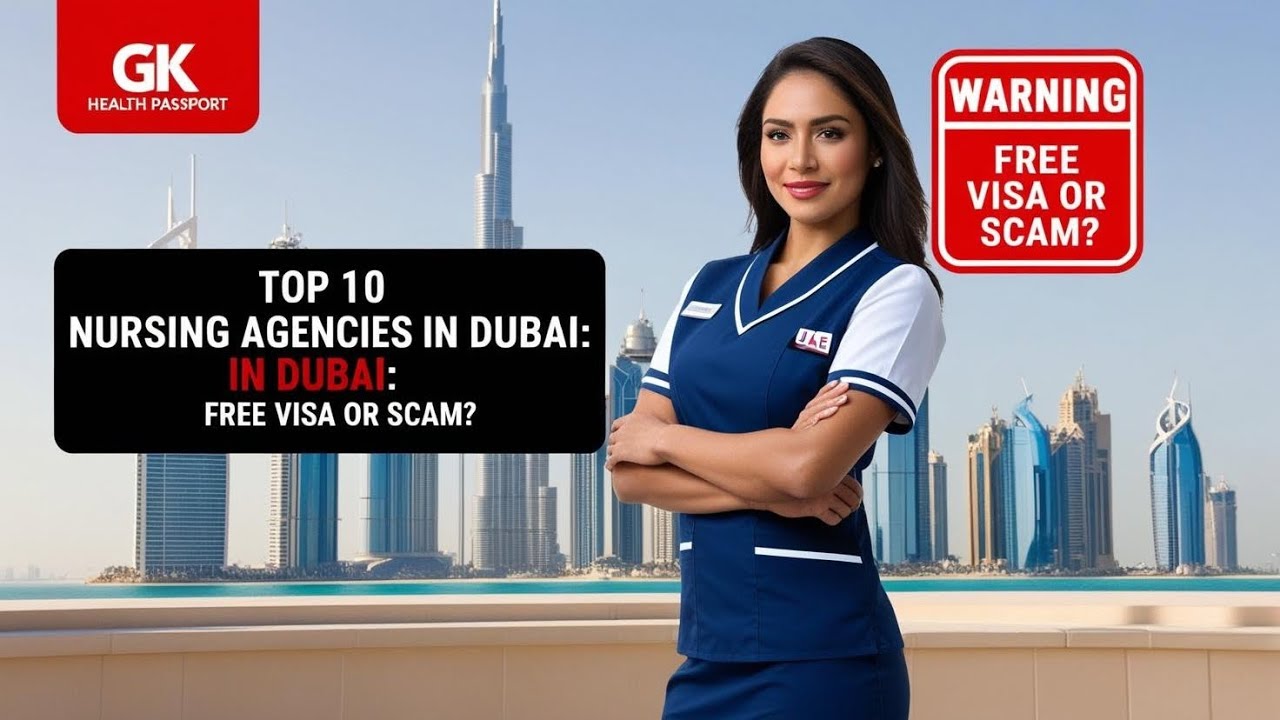 Top 10 Dubai Nursing Agencies 2025 | Free Visa Jobs or SCAMS? Watch Before You Apply!