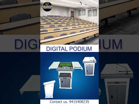 Digital Podium #podium #lectern #smartclass #celestas #auditorium #lecturetheater #digitalpodium