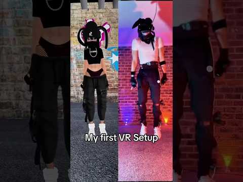First Full Body Tracking Setup 🔥 #virtualreality #htcvive #valveindex #vrchatlife #vrchat