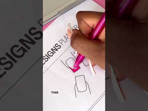 #shorts Fun hack to planning nail designs!💅🏽 Perfect for nail techs & nail business owners 💕