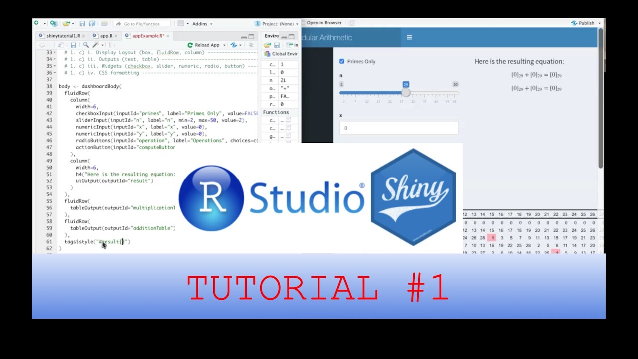 How to set up an R Shiny App - Tutorial #1