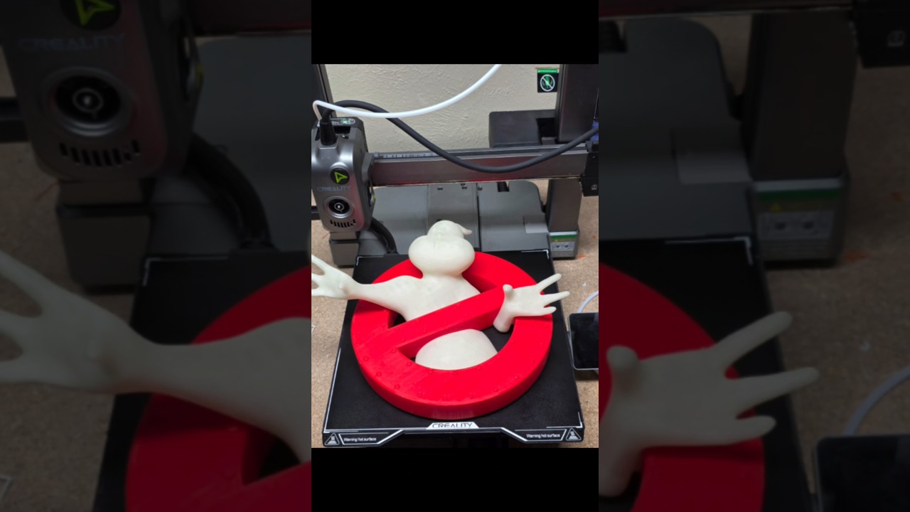 Ghostbusters logo. #3d #3dprinting #ghostbusters #halloween #horror