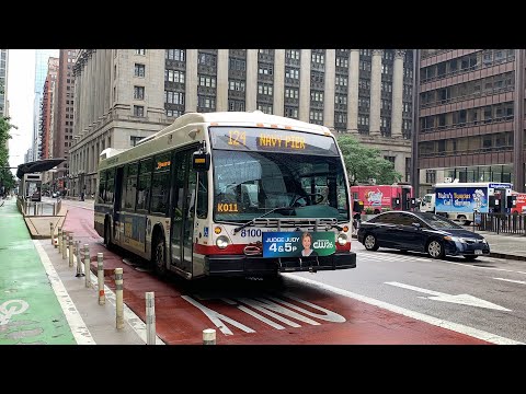 CTA Bus 2015 NovaBus LFS (8100) on Route 124 Navy Pier