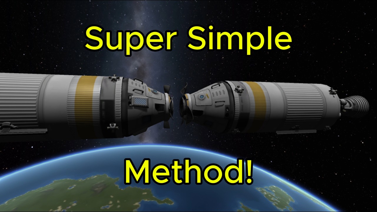 The EASIEST way to rendezvous in Kerbal Space Program!