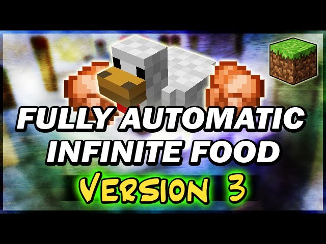 [VERSION 3] Automatic Chicken Farm Cooker (INFINITE FOOD) Minecraft Map