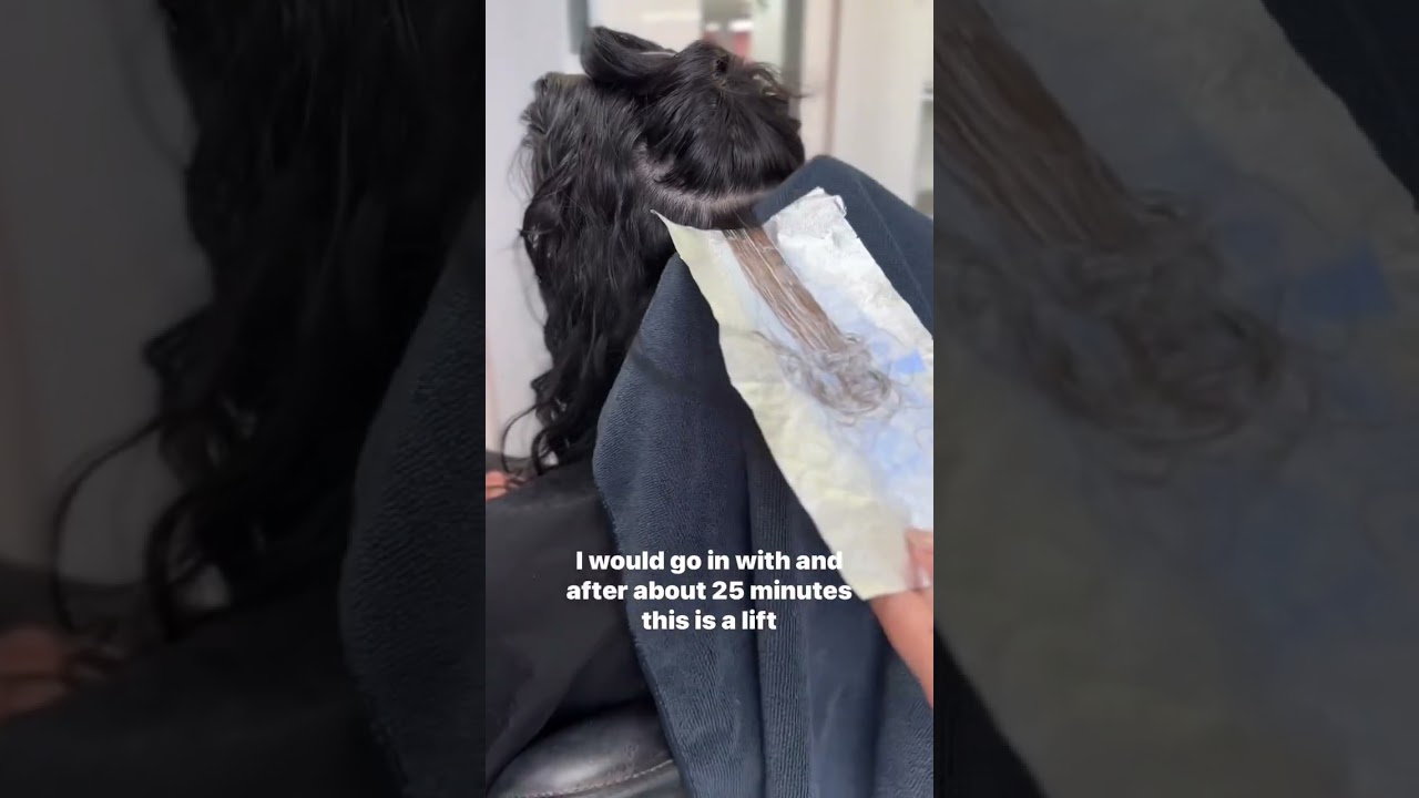 Why you can’t go platinum blonde with dark hair 😵‍💫 #browntoblonde #darkhair