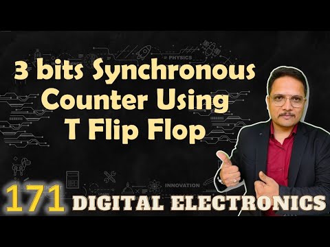 3 Bit Synchronous Counter Using T Flip-Flops: Basics, Circuit, Designing, Working, and Waveforms ...
