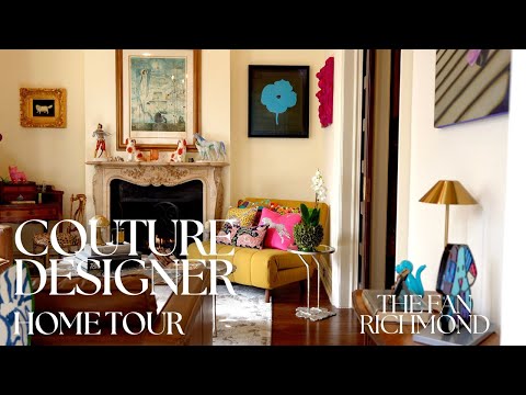 Designer Wallpaper Ceilings in this Chic Richmond Flat