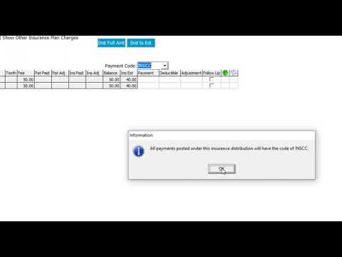 Using Different Insurance Payment Codes