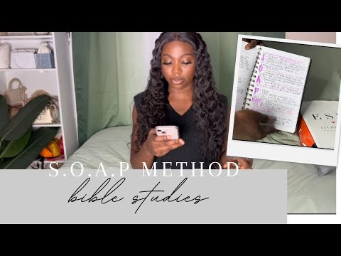 Easy & Simple Bible Study Method | S.O.A.P Bible Study Method |