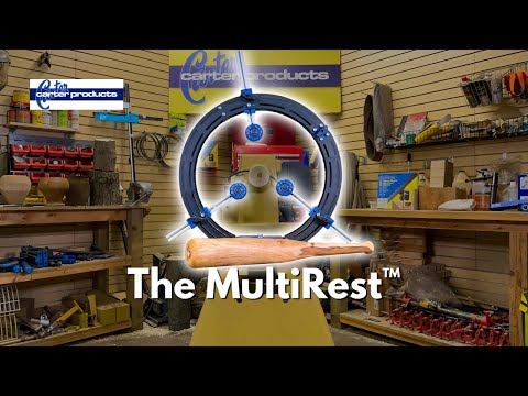 Effortless Woodturning for Large Spindles with the MultiRest™ | Carter Products