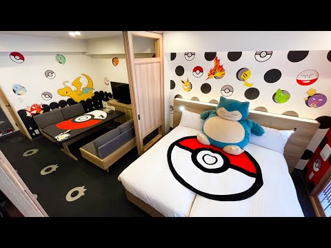 Sleeping with Snorlax! Pokémon Hotel Experience in Kyoto 😴😪💤