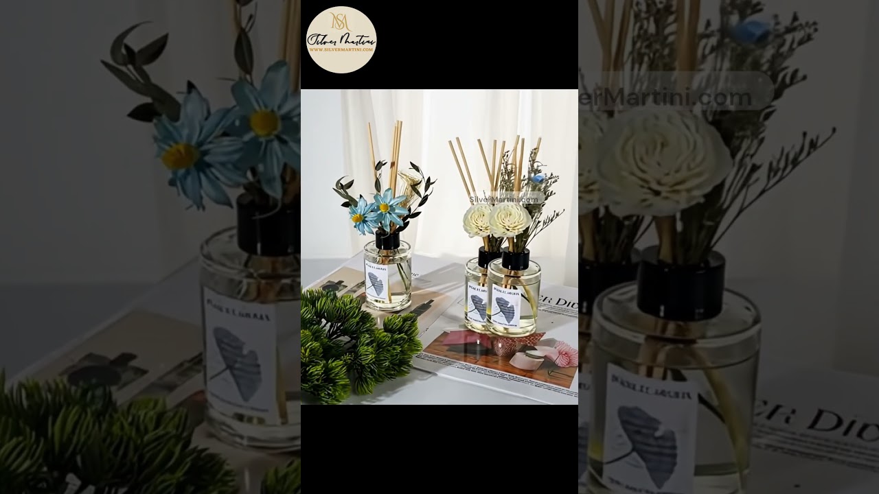 ✨ Diffuser Gift Set with Dried Flower | Boutique Aroma | Home Decor & Relaxation