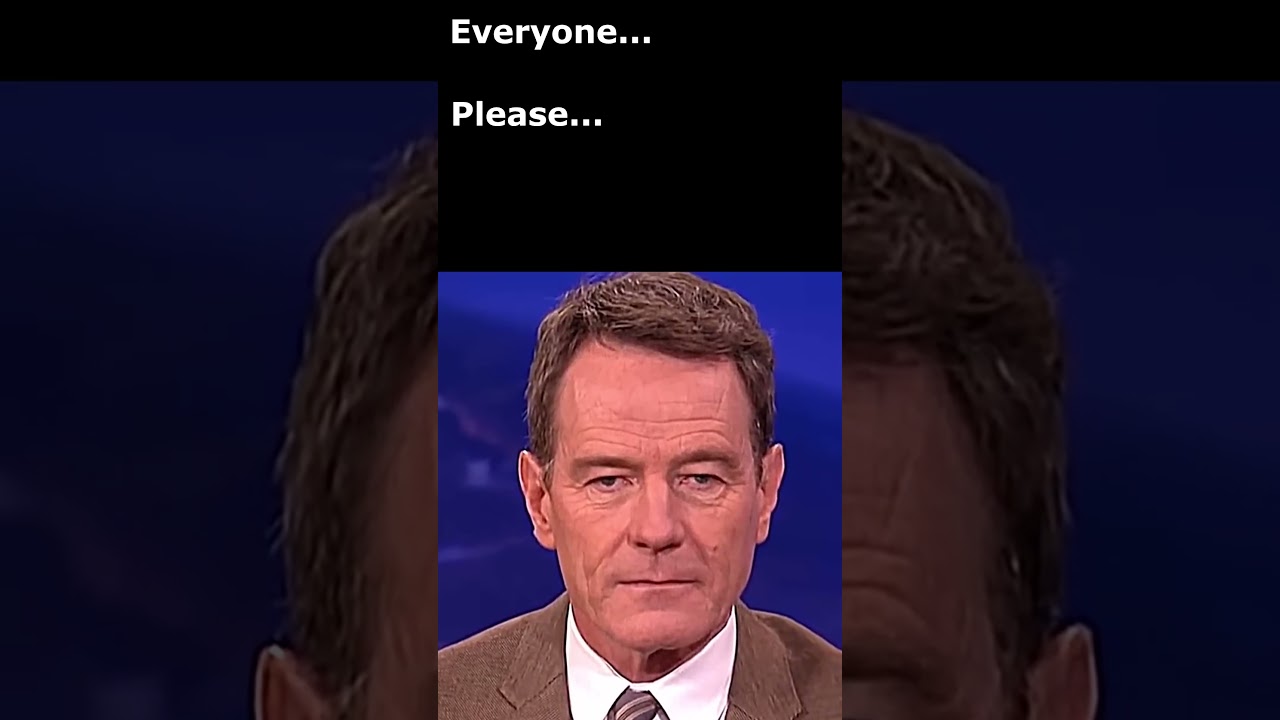 Please stop.
