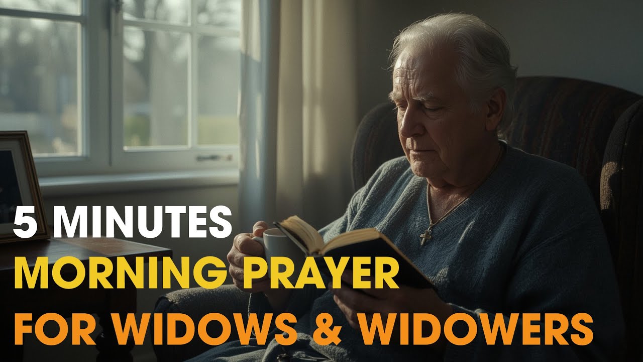 5 Minutes Morning Prayer for Widows & Widowers | Start Today with Comfort & Strength 🌅🙏