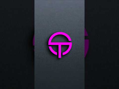 ST Logo Design Process in illustrator #shorts #short #srb