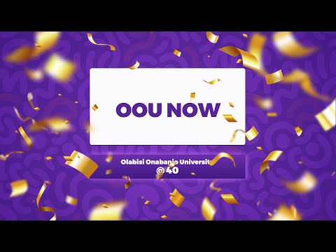 Olabisi Onabanjo University: 40 Years of Excellence and Rising to Greater Heights! 🎉 #OOUat40