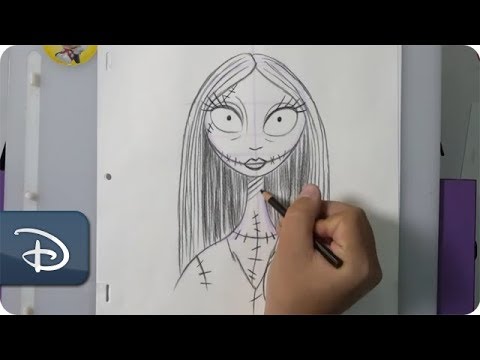 How-To Draw Sally From Tim Burtonâs âThe Nightmare Before Christmasâ